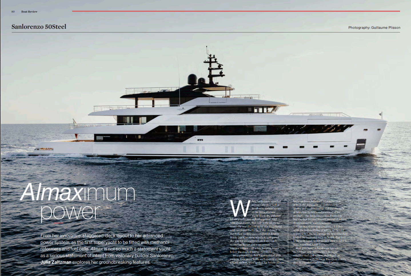 Making waves on the cover of OCEAN Magazine is ALMAX